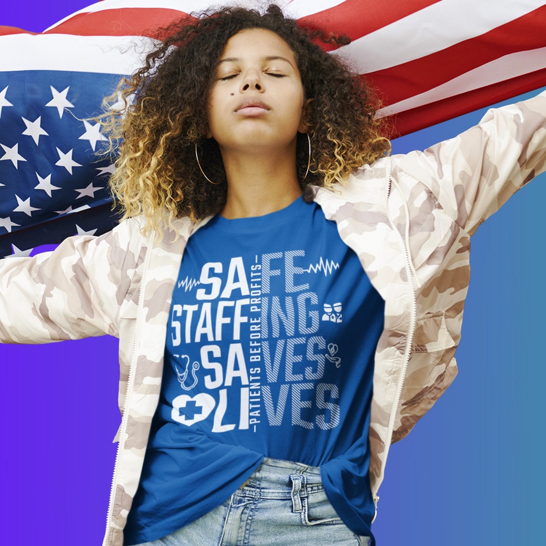 Safe Staffing Saves Lives Nurse T-shirt, Save Nursing Shirt, Nurse ...
