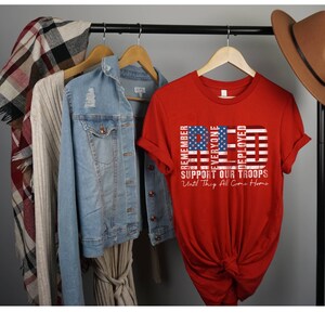 RED Friday Shirt, Remember Everyone Deployed Shirt, We Wear Red on ...
