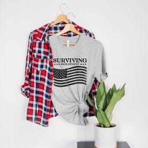 Surviving Deployment Shirt, Remember Everyone Deployed RED Friday Shirt ...