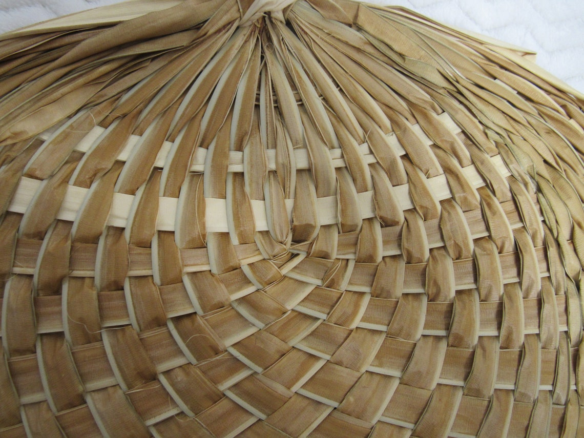 LARGE BROWN Palm Leaf Fans // Great for Outdoor Events Such as | Etsy