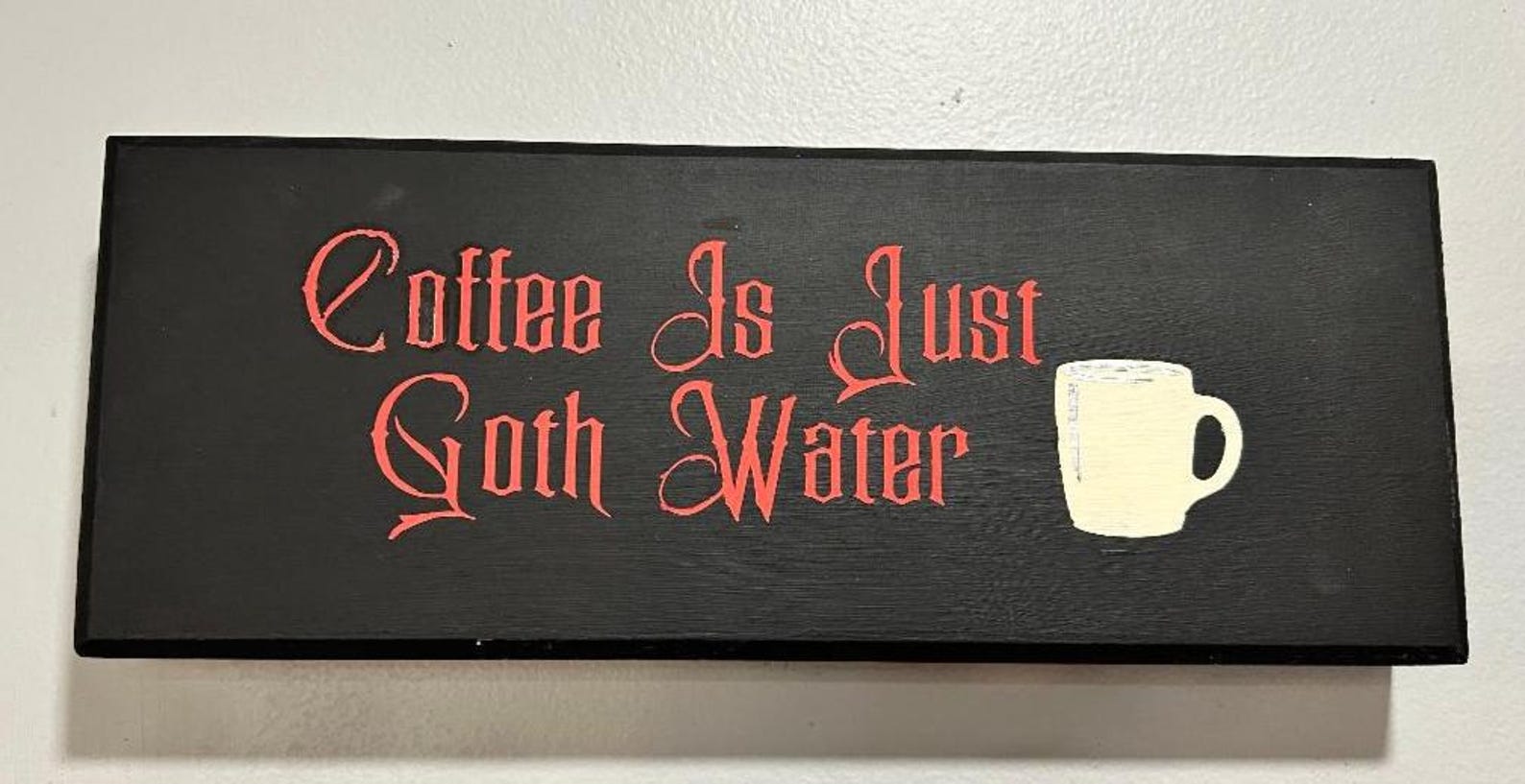 Goth Water Sign - Etsy
