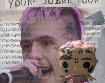 Lil Peep Custom Handpainted Funko Pop - Etsy