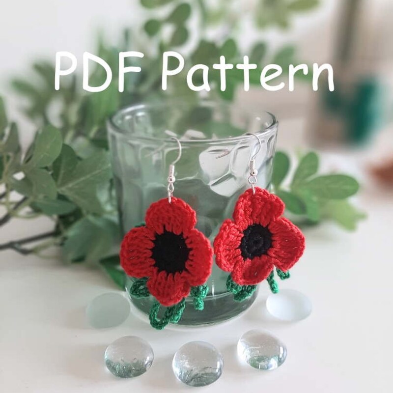 Poppy Applique - Etsy