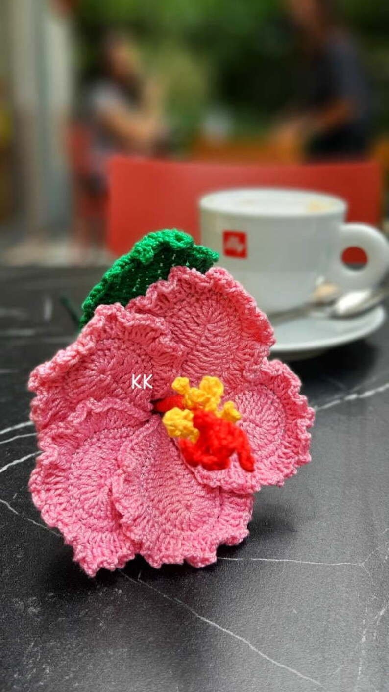 PDF Pattern Crochet Hibiscus Flower Pattern Crochet Pattern - Etsy