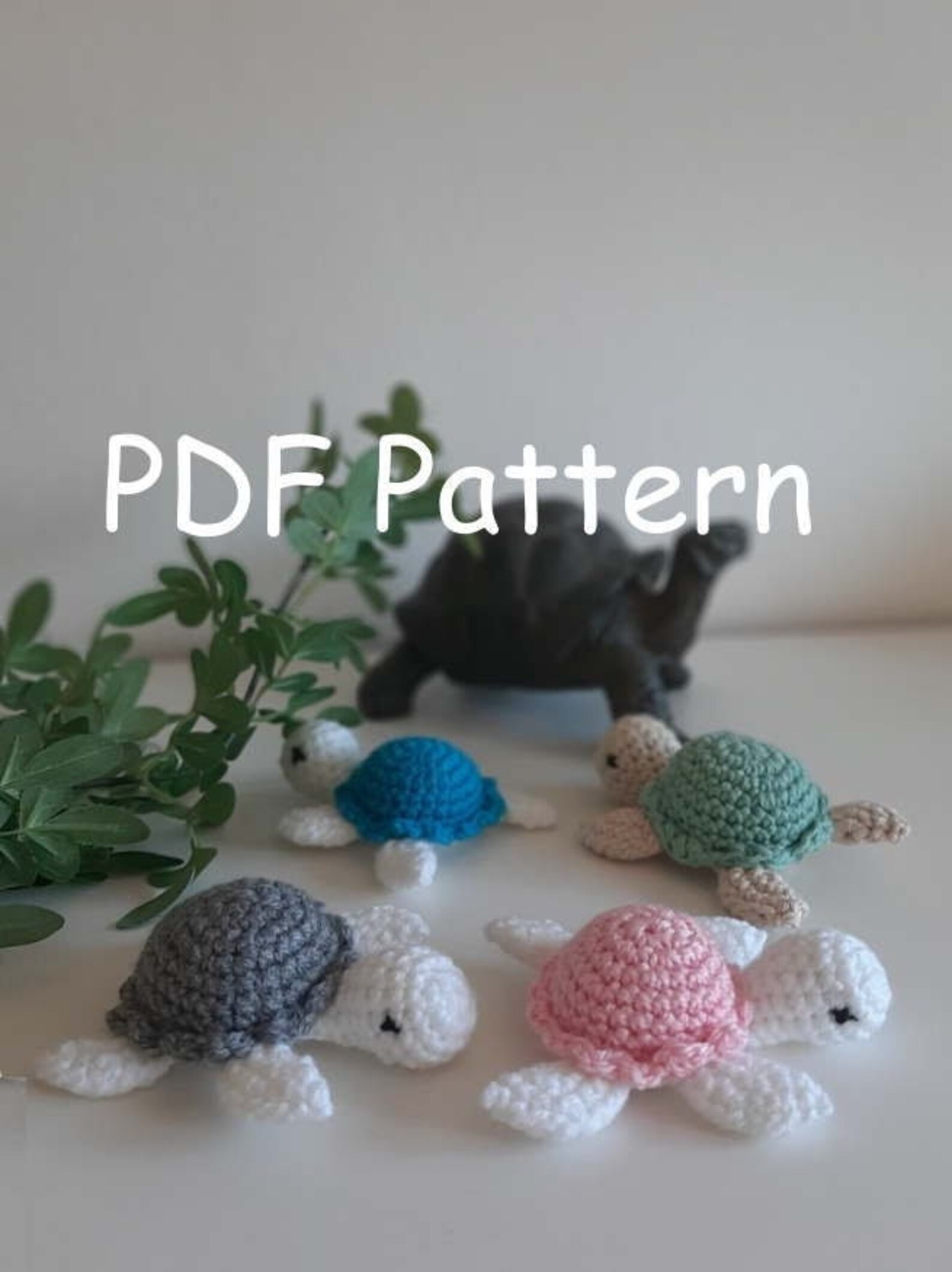 PDF Pattern Crochet Turtle Crochet Amigurumi Easy Pattern - Etsy