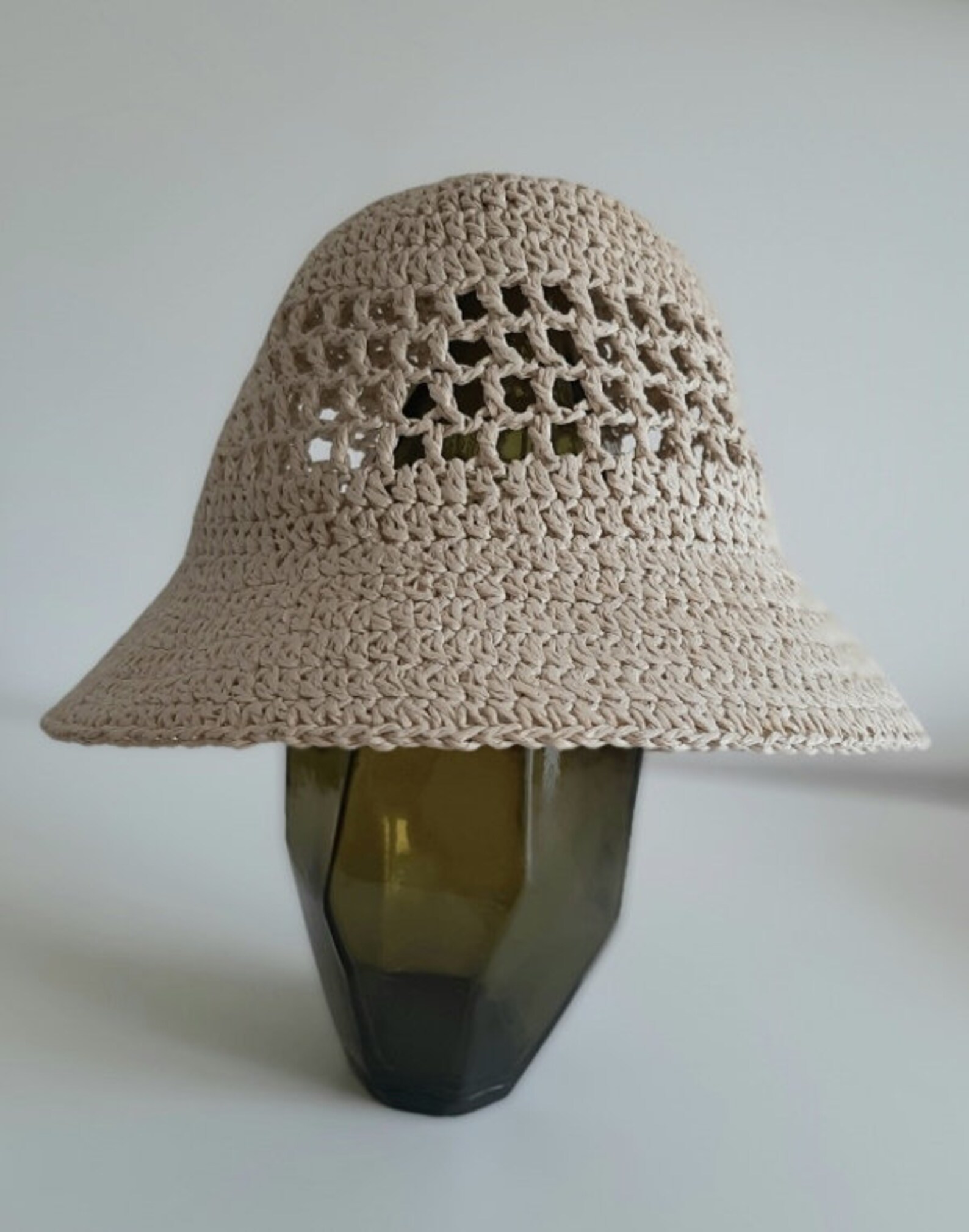 PDF Pattern Crochet Summer Raffia Hat DIY Hat | Etsy