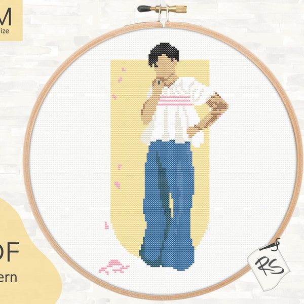 Harry Styles Embroidery - Etsy