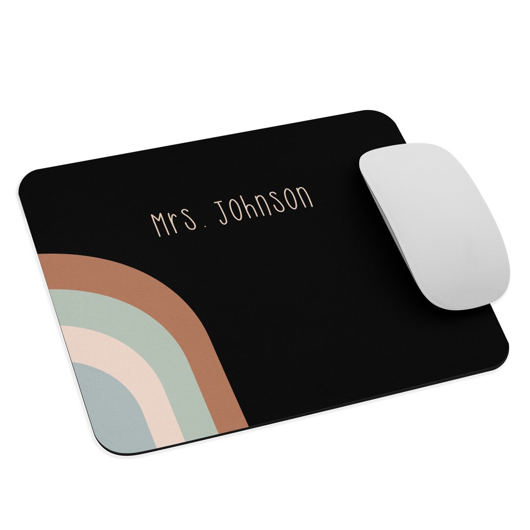 Custom Boho Rainbow Mouse Pad - Etsy