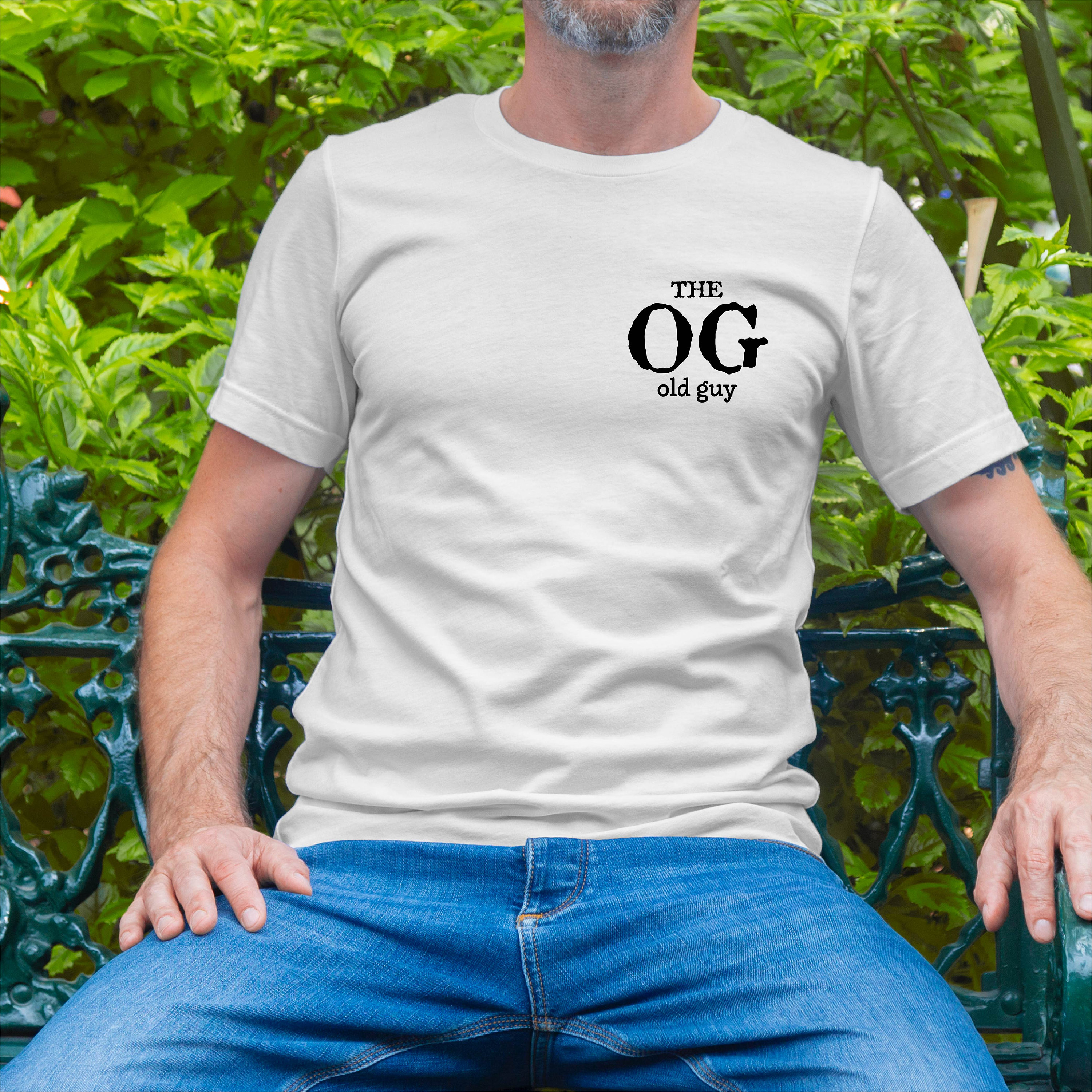 Old Age Gag Gift the OG Old Guy Shirt Funny Birthday Gift Mens 50th ...