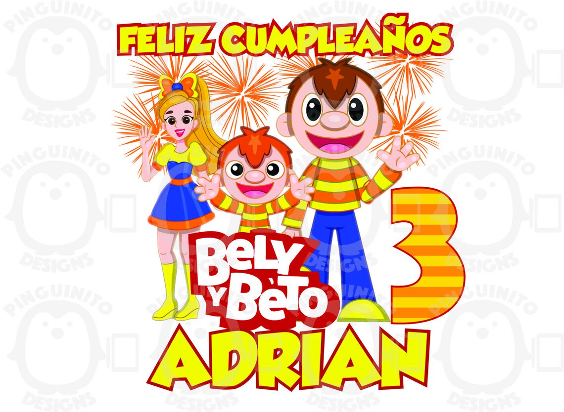 Bely-y-beto Png-custom-feliz Cumpleaños -belyybeto-png FILE - Etsy