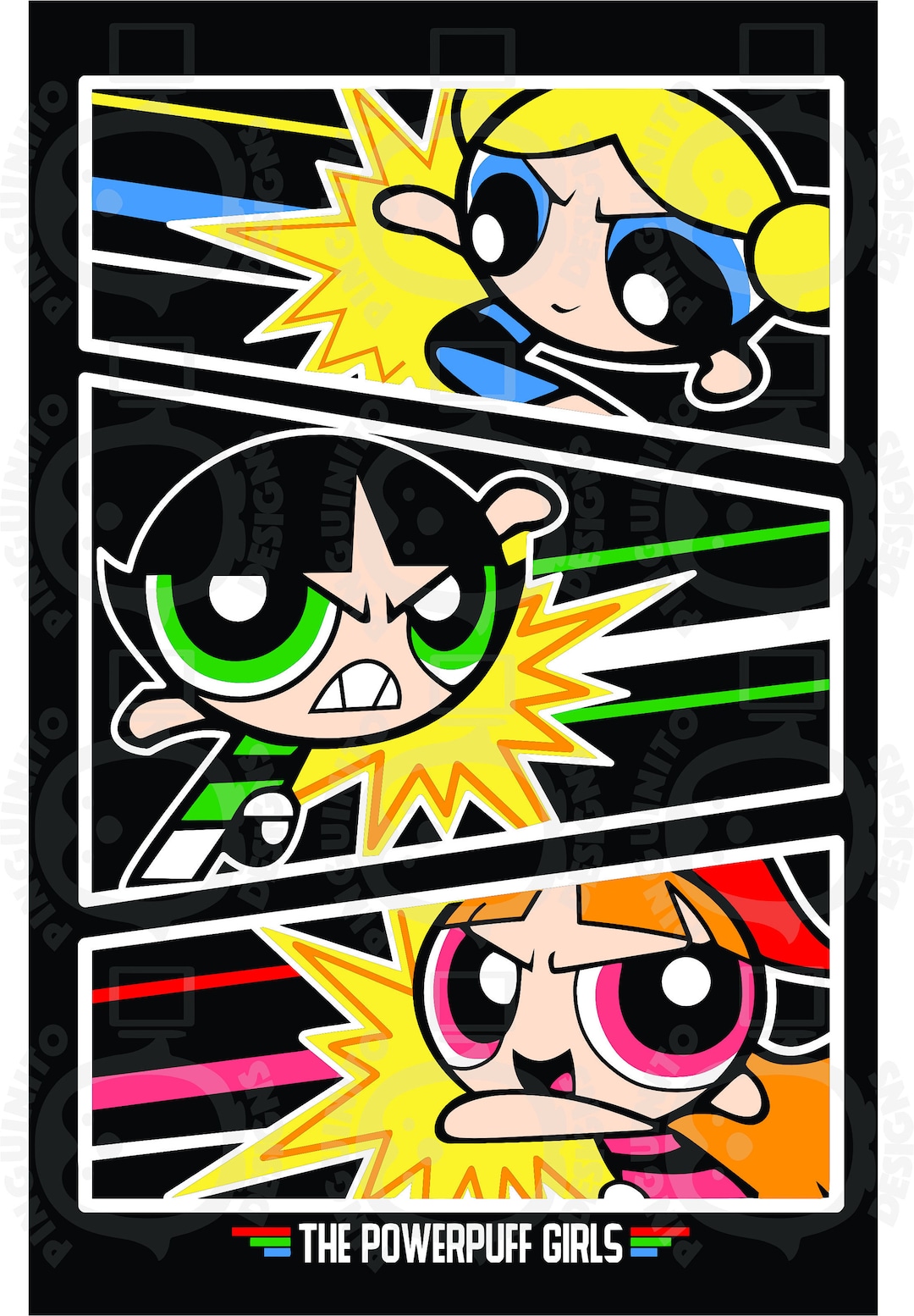 Powerpuff - Girls - Powerpuff- PNG- File - Etsy