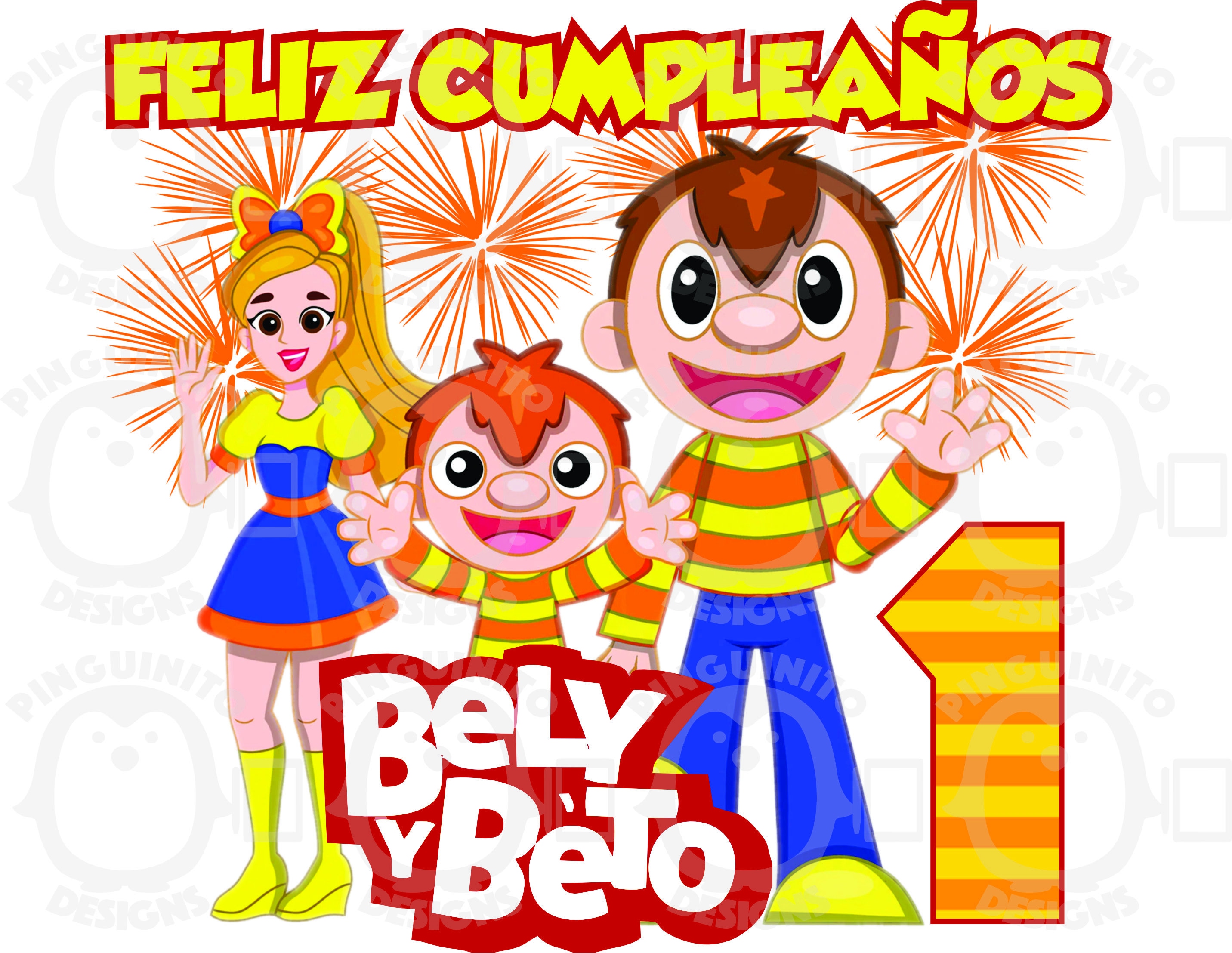 Bely-y-beto Png-1-feliz Cumpleaños -belyybeto-png FILE - Etsy