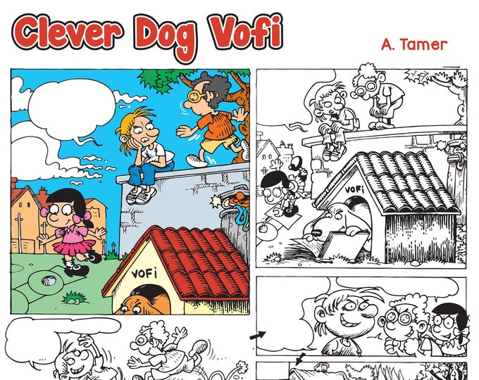 Comics Coloring Pages for Kids - Digital, Printable Coloring, Comic ...