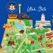 Cartoon Map of UTAH STATE - Etsy