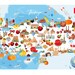 Turkey Culture Map Poster, Turkey Cartoon Map Poster. - Etsy