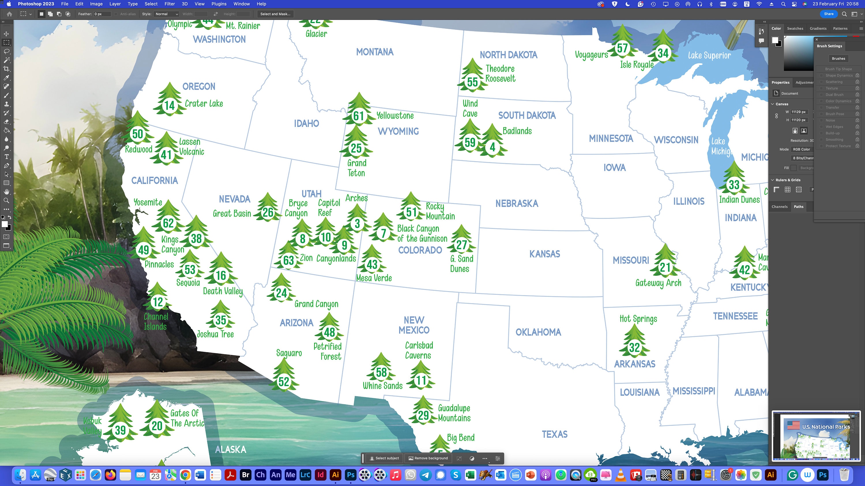 USA National Parks Map Poster - Etsy