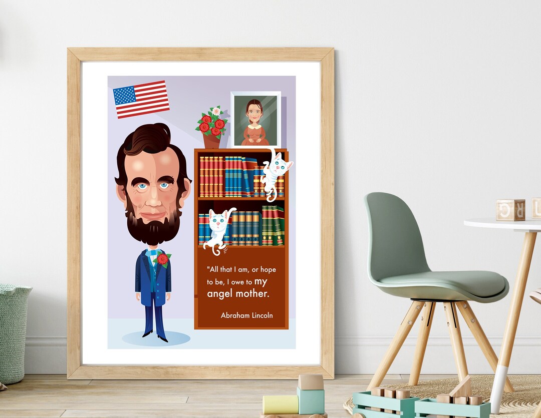 Abraham Lincoln Inspiring Words of Abraham Lincoln Decorate - Etsy
