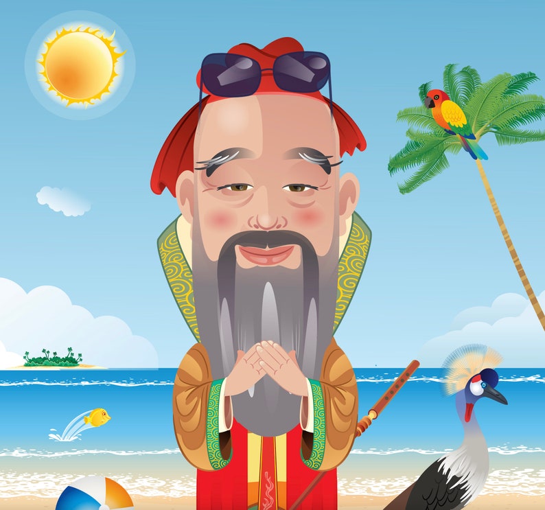 Confucius Quotes That Will Inspire You: Cartoon Posters Filled With ...