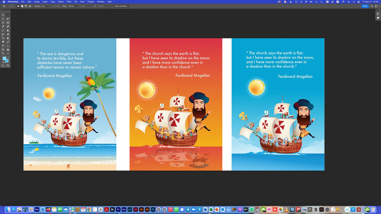 Ferdinand Magellan Quotes That Will Inspire You: Cartoon Posters Filled ...