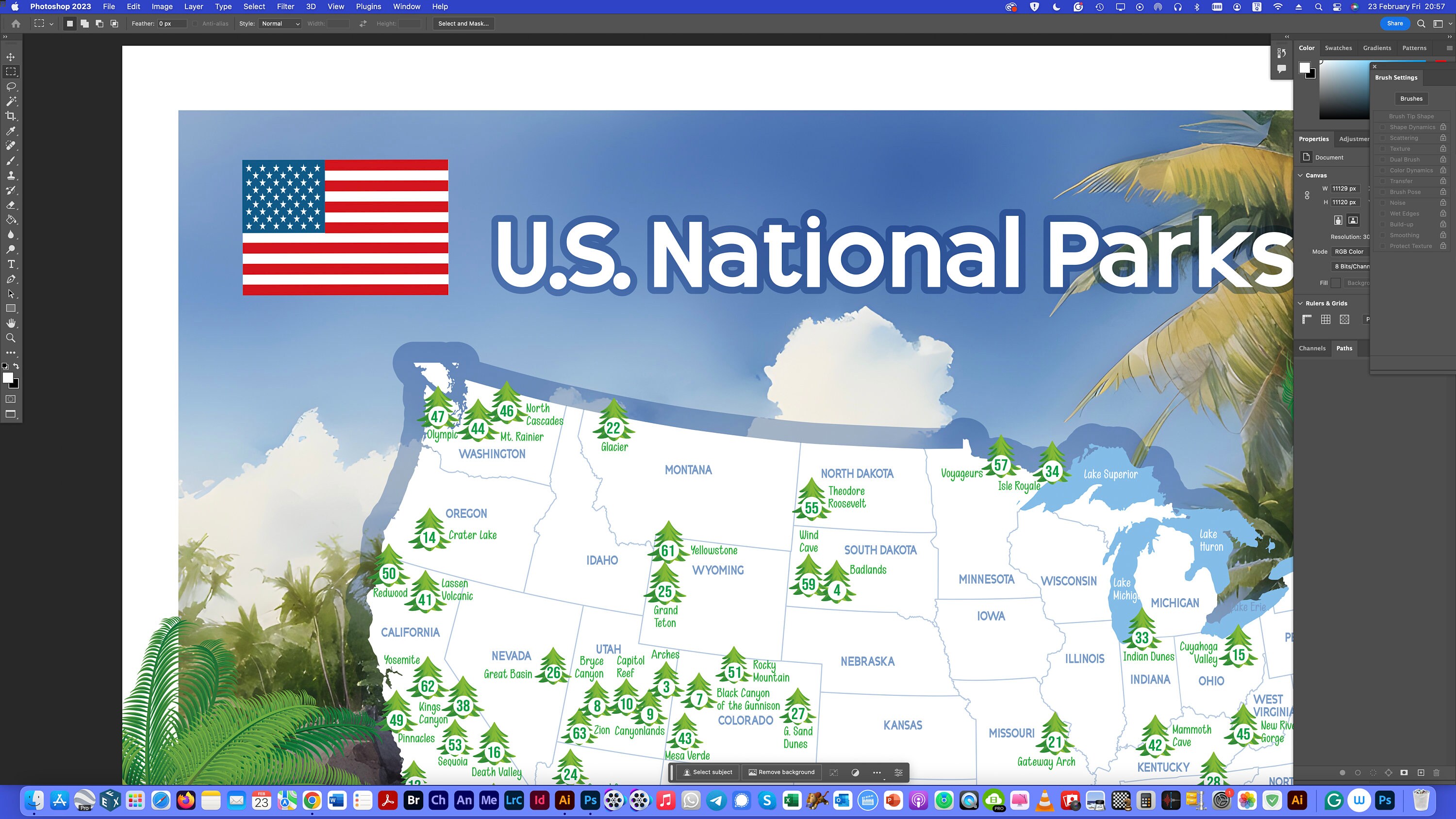 USA National Parks Map Poster - Etsy