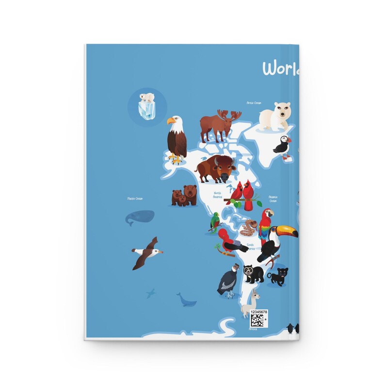 Cartoon Map of Animals World, Map of Animals World, Africa Animals ...