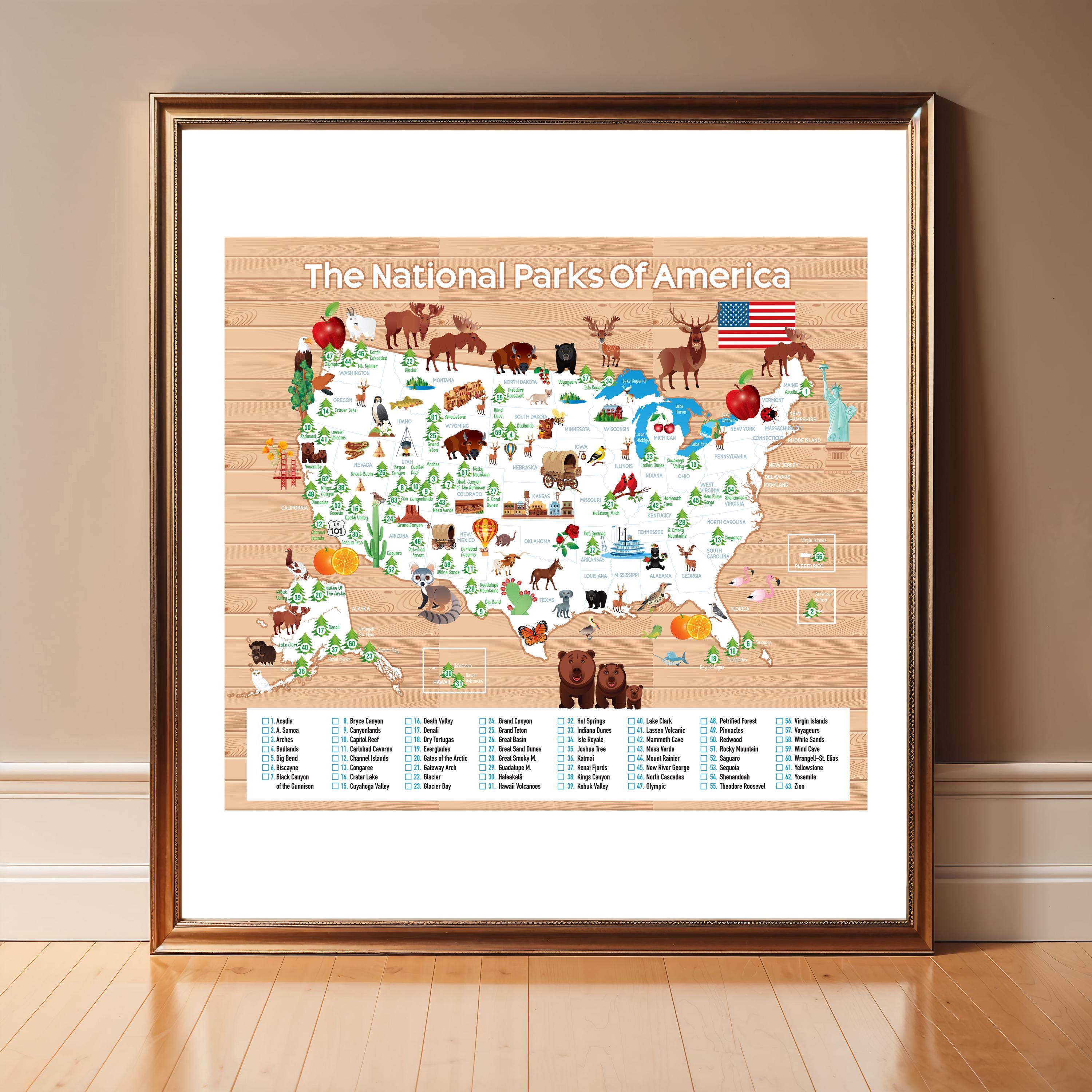 USA National Park Digital Download - Etsy