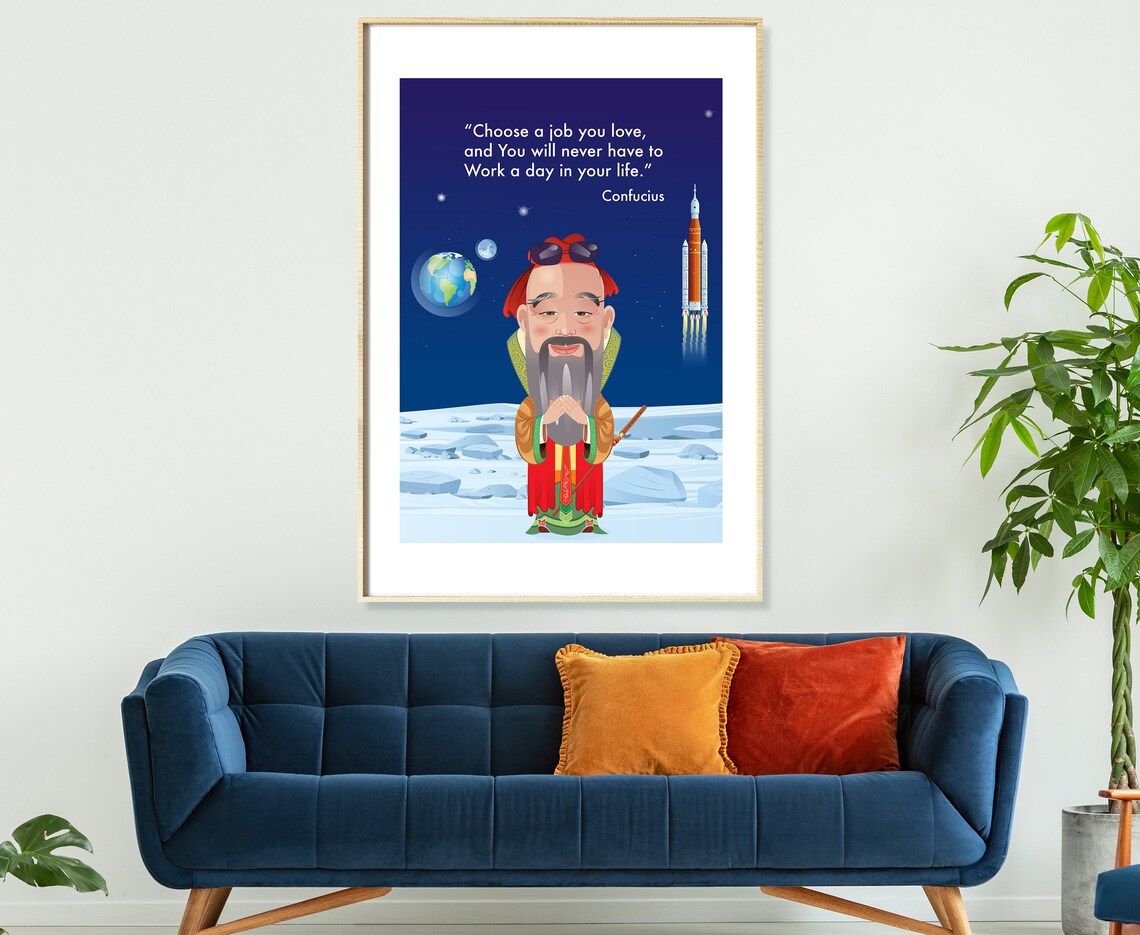 Confucius Quotes That Will Inspire You: Cartoon Posters Filled With ...