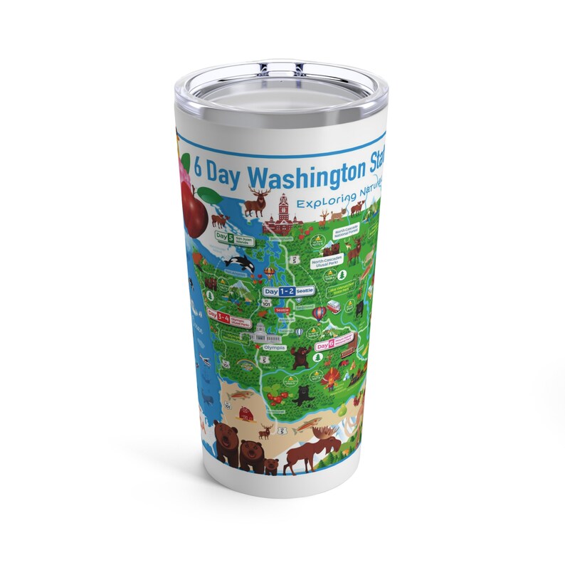 Washington State Tumbler 20oz, Embark on an Unforgettable Adventure ...