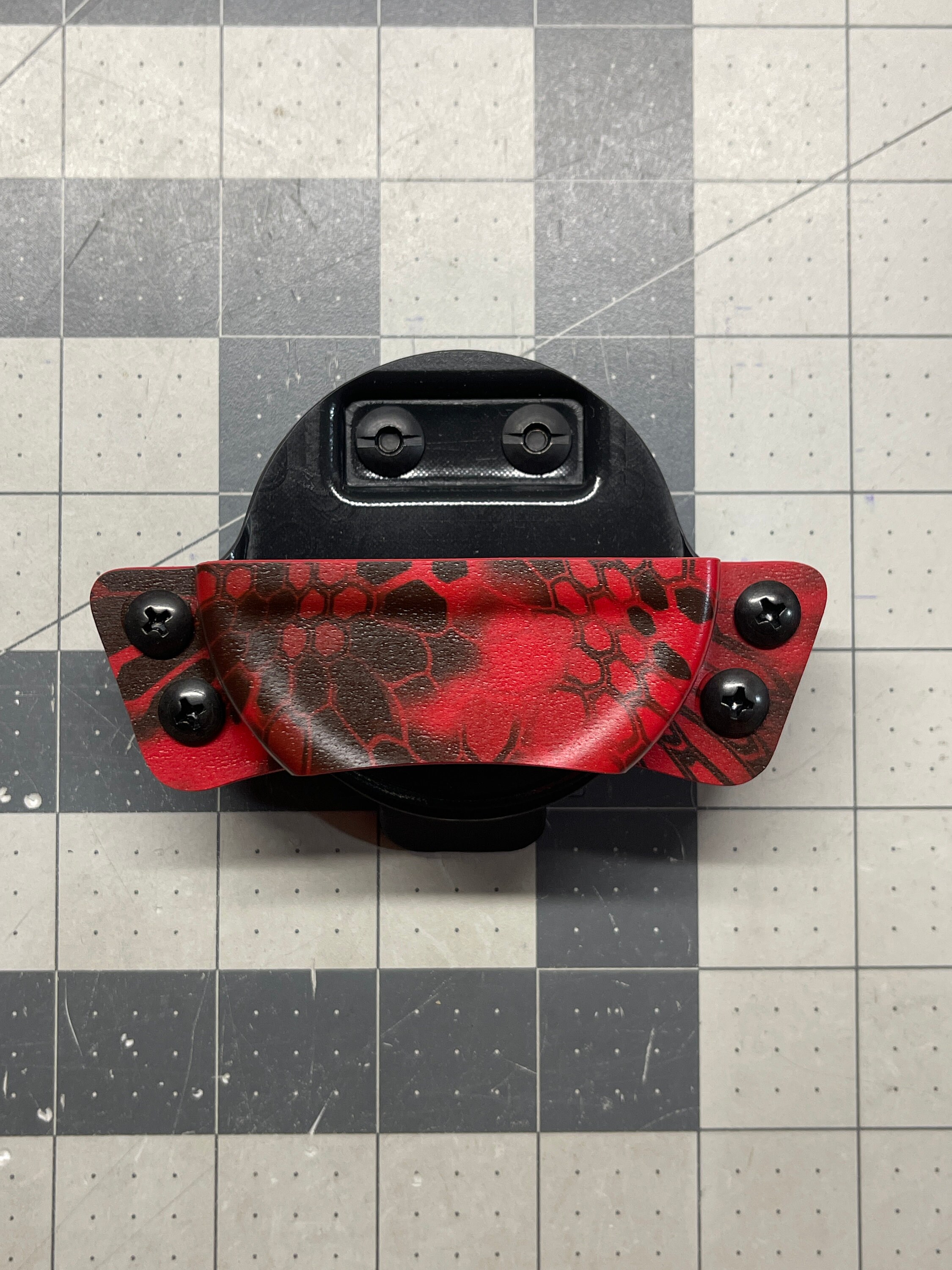 JMFD Customs EMT Red Kryptek Camo Kydex Dip Can / Snuff Can Holster ...