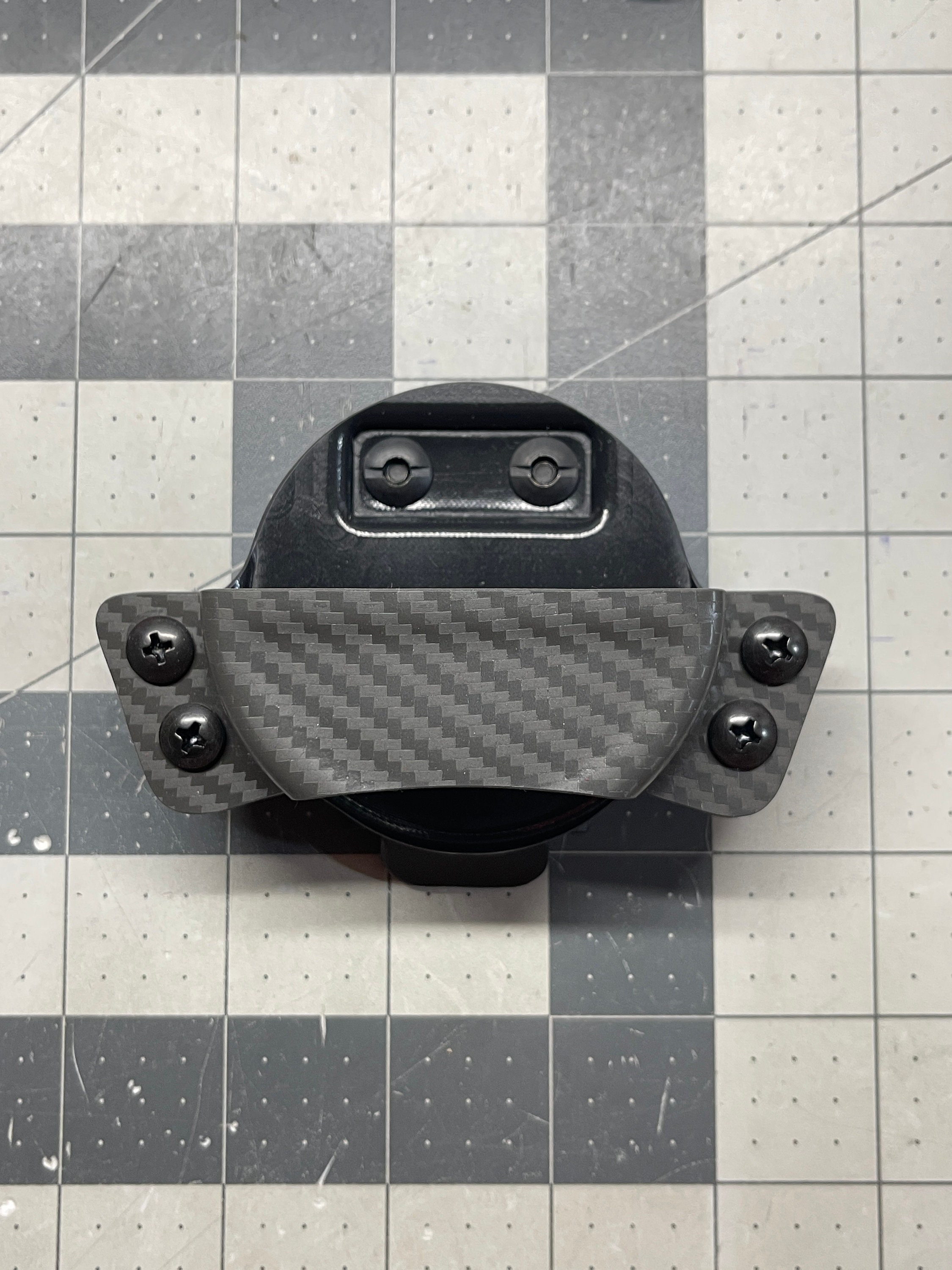 JMFD Customs Gray Carbon Kydex Dip Can / Snuff Can Holster Copenhagen ...