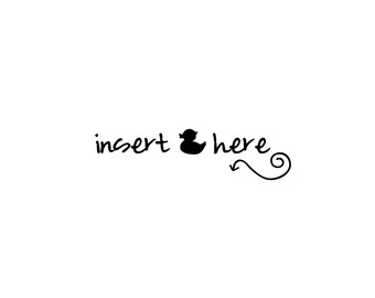 Insert Duck Here Decal - Etsy Canada