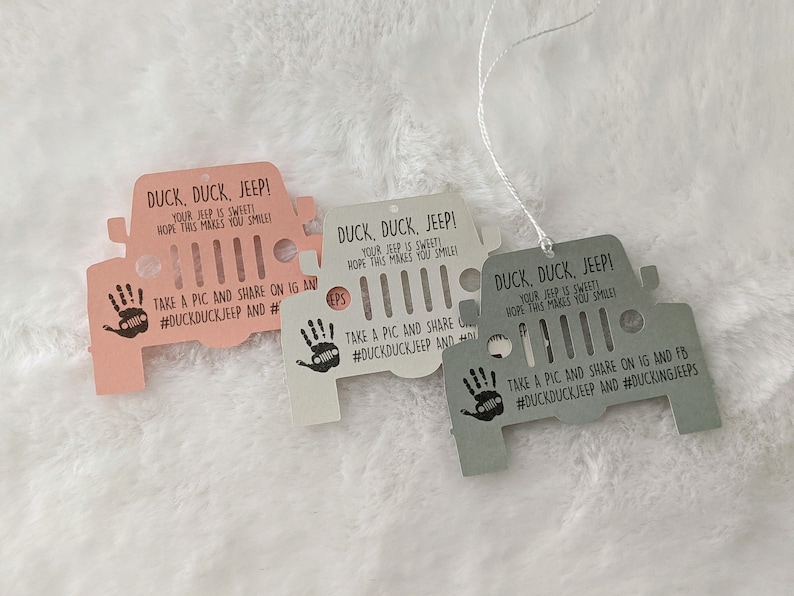 Duck Duck Jeep Tags | Etsy