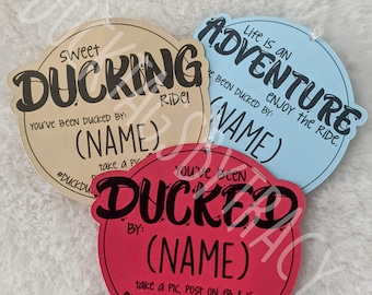 Duck Placement Decal - Etsy
