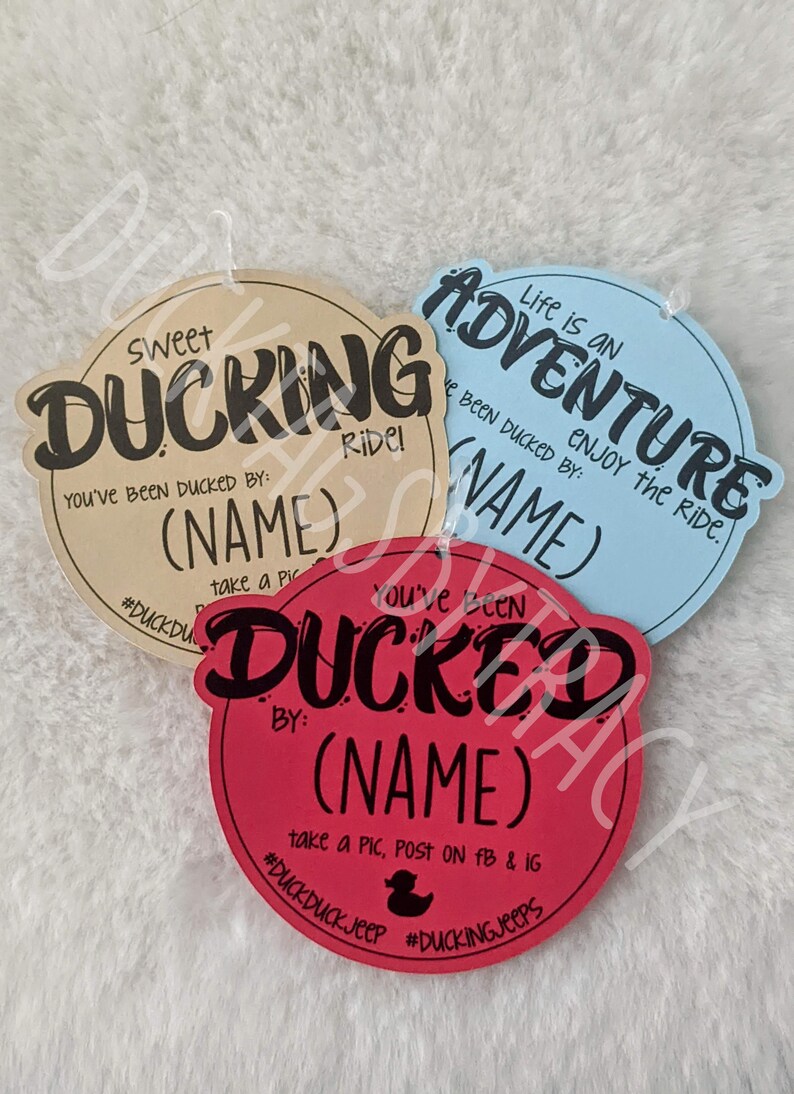Duck Tags - Etsy