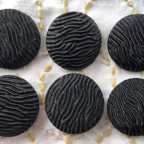 Black Matte Buttons - Etsy