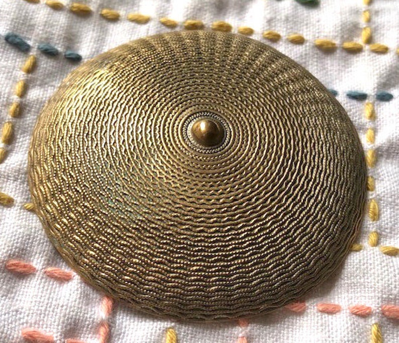 Very Large Metal Button 1930's Domed - Etsy