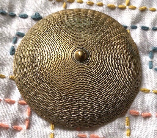 Very Large Metal Button 1930's Domed - Etsy
