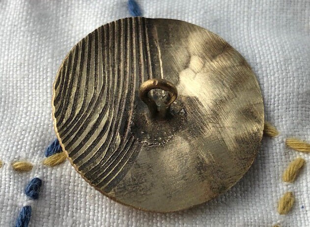 Hammered Copper Metal Button 1 Inch Art Deco 1930's - Etsy