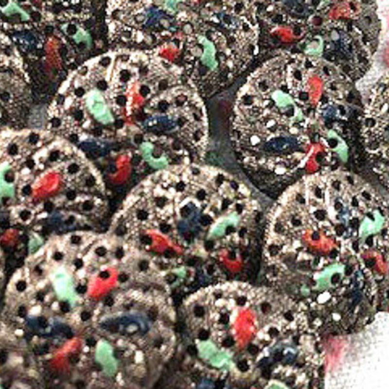 Metal Mirror Buttons - Etsy