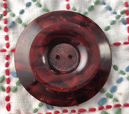 Burgundy Red Galalith Buttons 1930's 1940's 3 Sizes - Etsy Australia