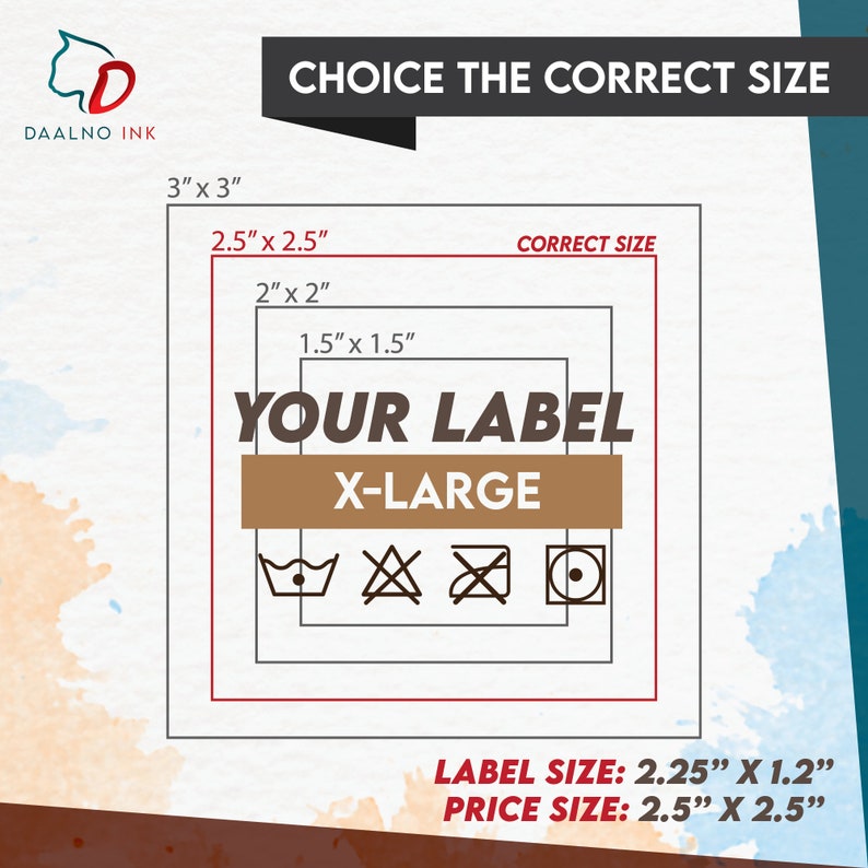 100 BLACK DTF Tagless Clothing Labels Ready to Press - Etsy