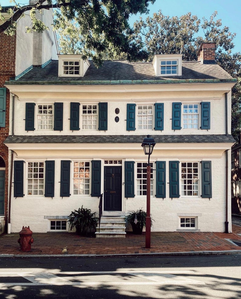 Charming Colonial Historic House Photo Print - Etsy