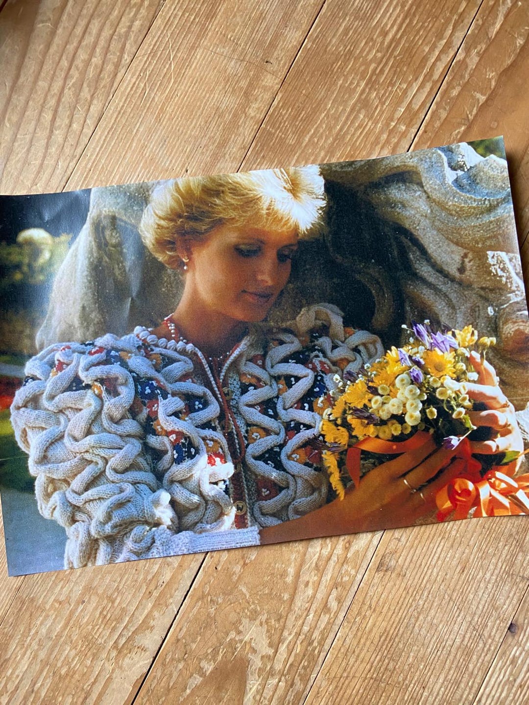 Size M - CLOUD STRICKER "liane 80s" Vintage Handknitted Woolen ...
