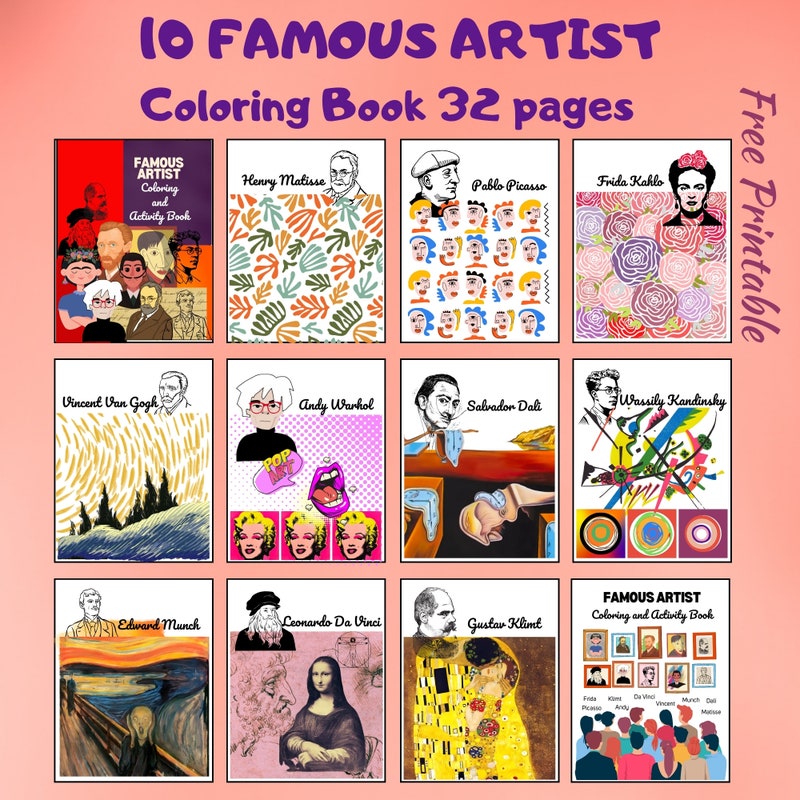 Famous Artists - Etsy