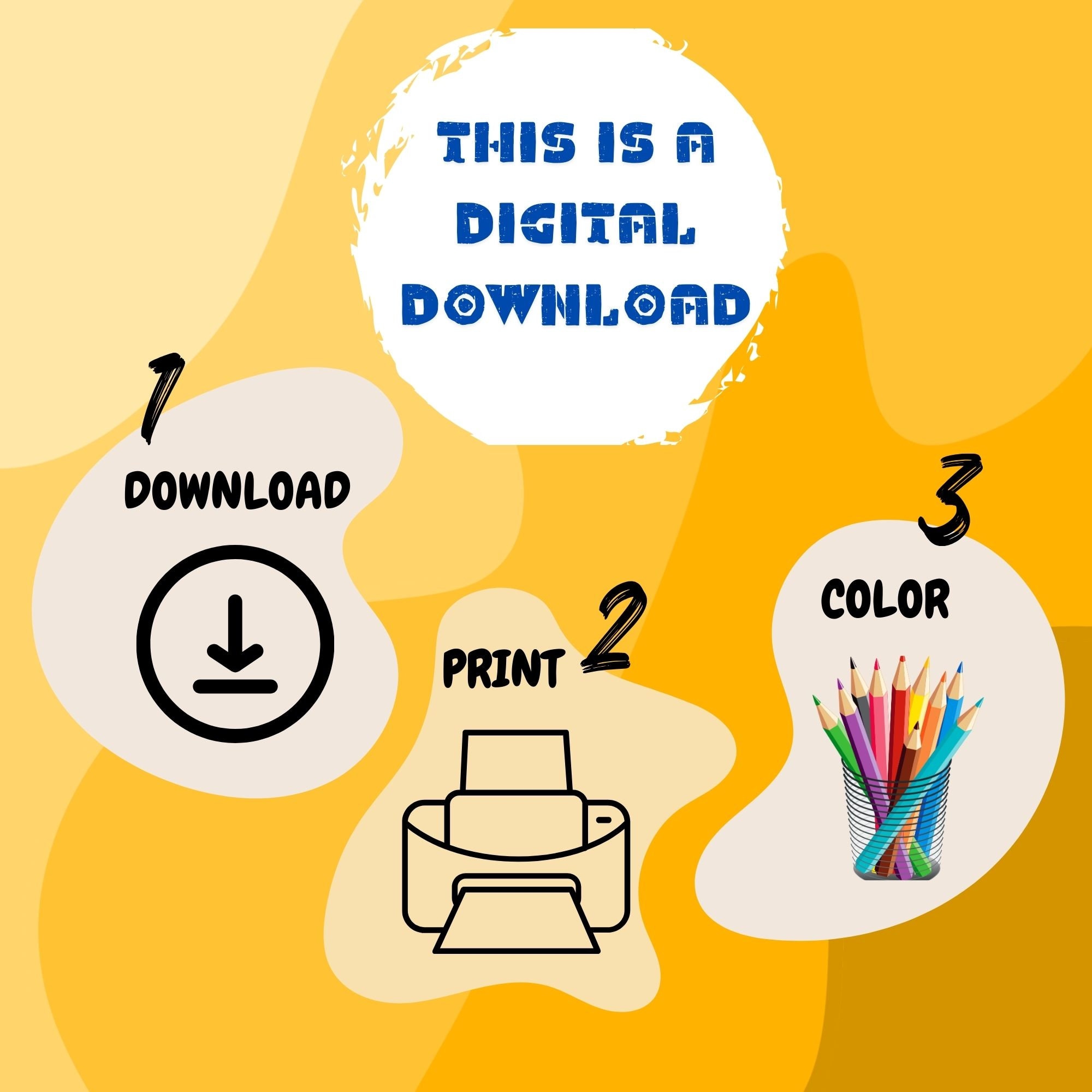 Birthday Coloring Book, 30 Activity Pages, Personalized, Printable ...