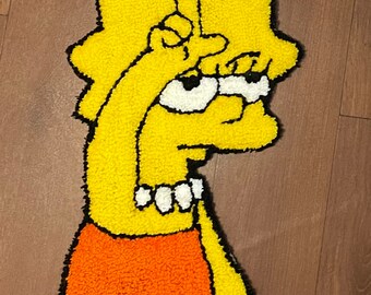 Lisa Simpson Rug | Etsy