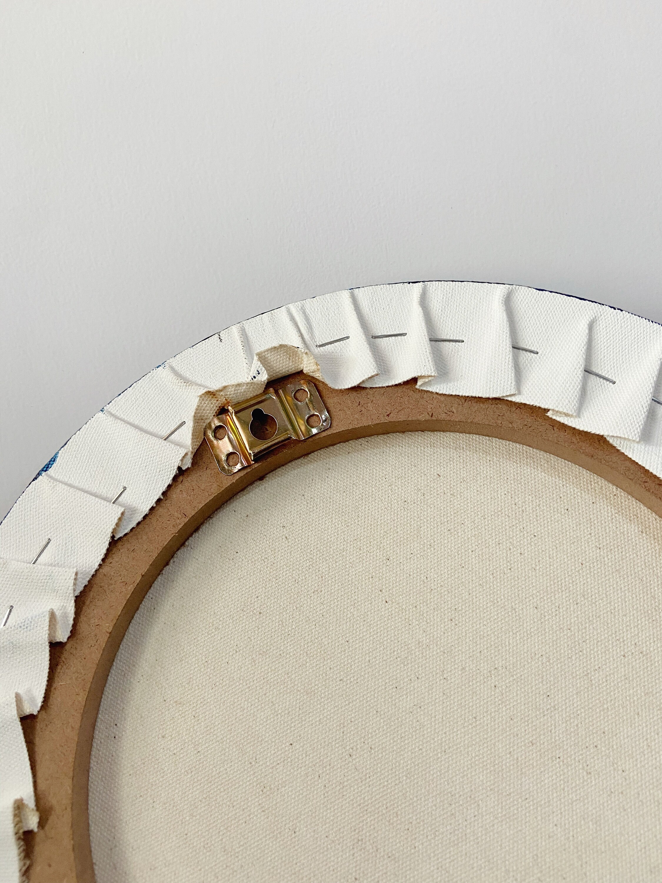 Round Canvas Painting Desert Moon - Etsy