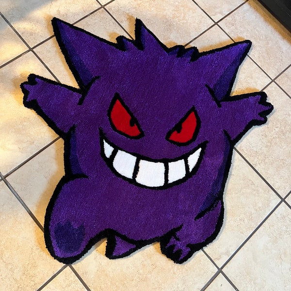 Gengar Rug - Etsy