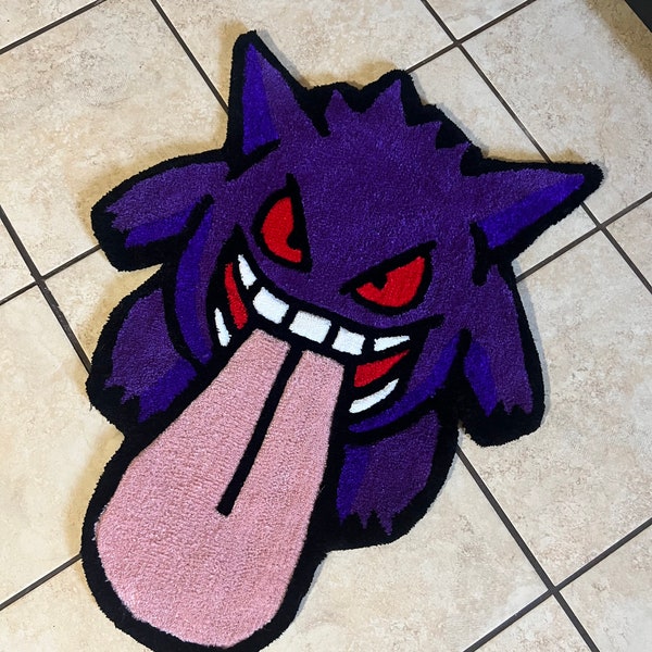 Gengar Rug - Etsy