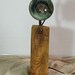 A Table Lamp or Work Lamp Made of Copper Material on Wood is a ...